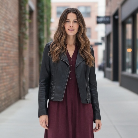 Kenneth Cole | Jackets & Coats | Kenneth Cole Black Leather Jacket ...